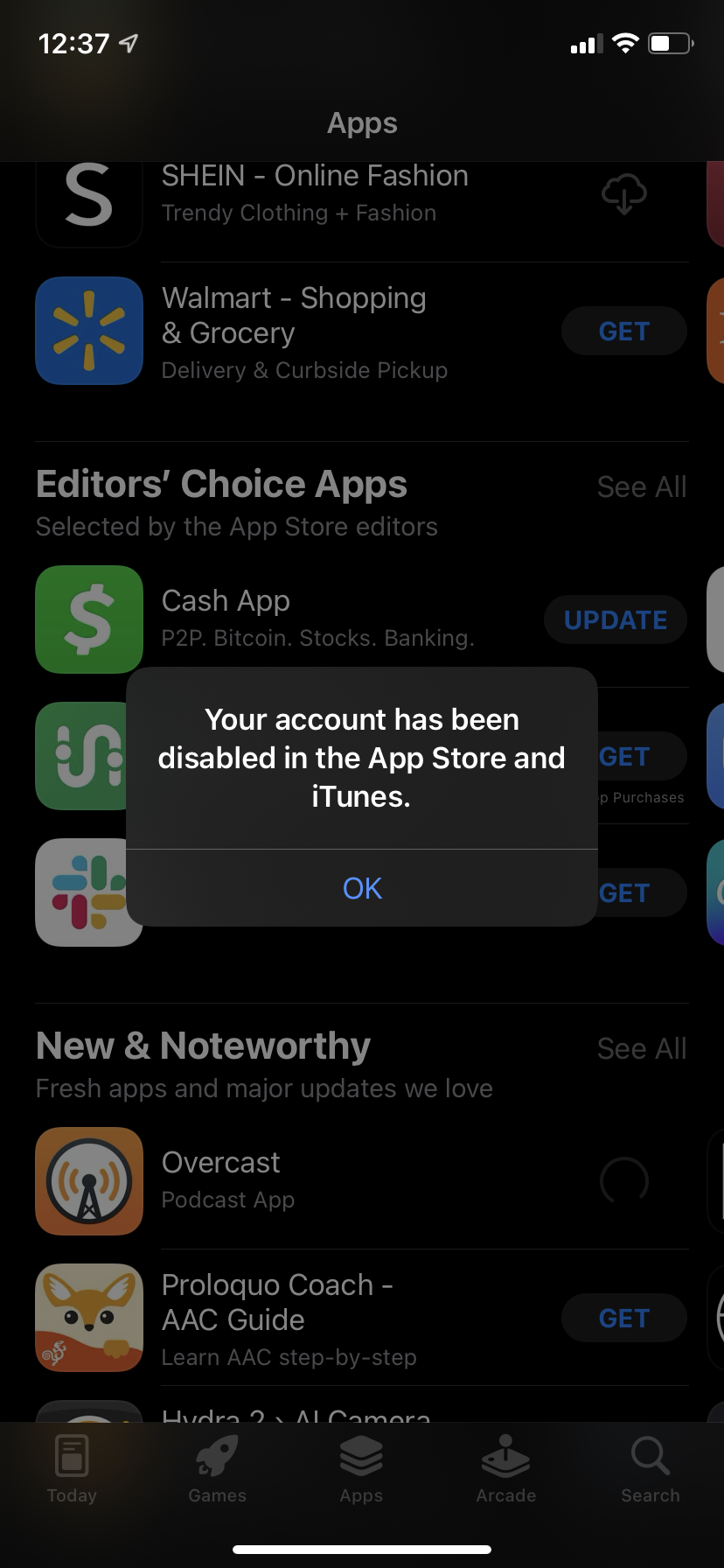 iPhone is disable on the App Store - Apple Community