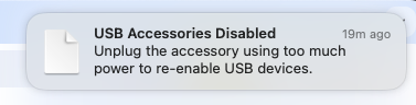 How to fix "USB Accessories Disabled" mes… - Apple Community