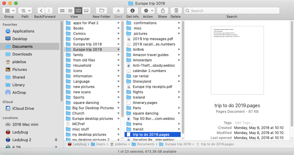 document created date - Apple Community