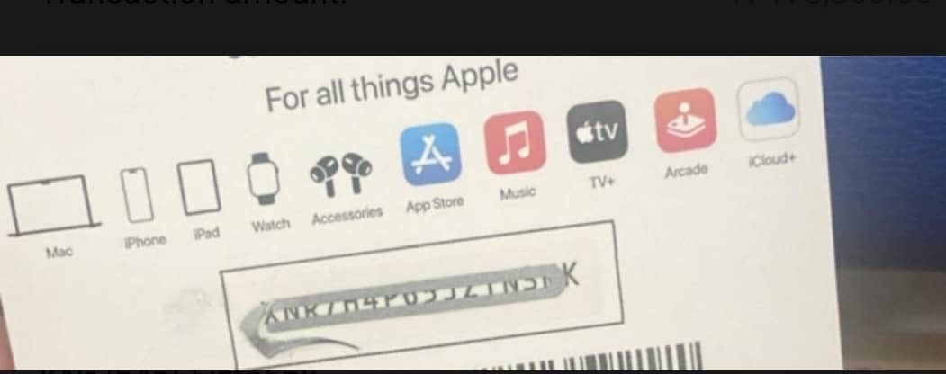 I over-scratched an Apple gift card and t… - Apple Community