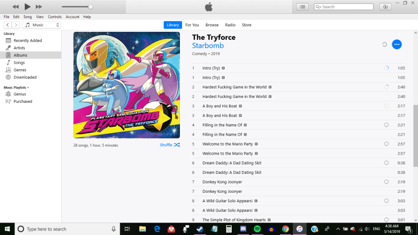 Two of my albums downloaded their songs t… - Apple Community