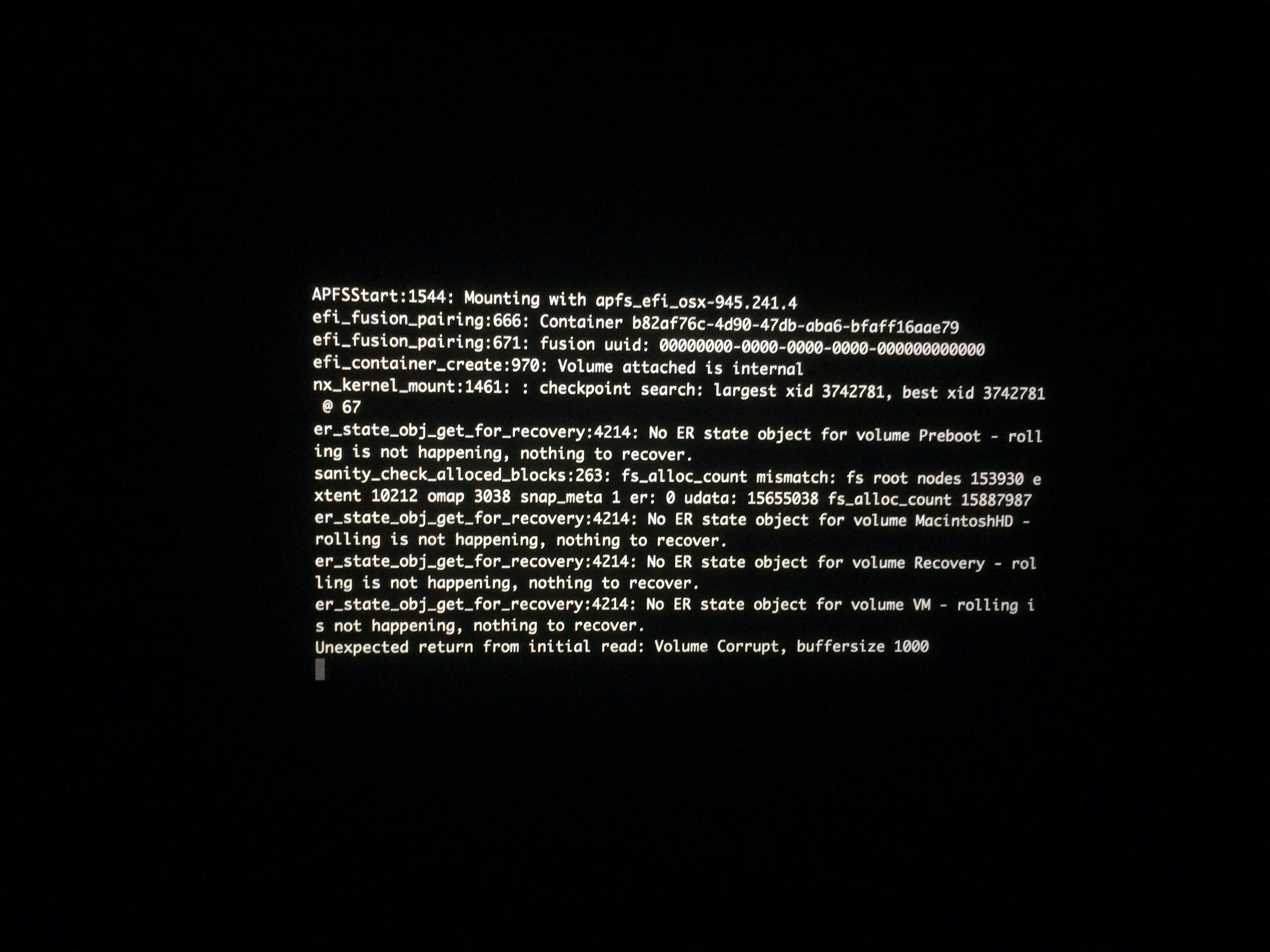 Macbook pro 2017 bootloader extra disk is… - Apple Community