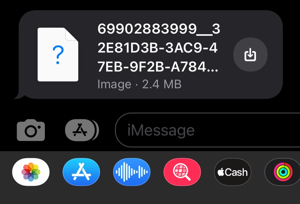 Photos Show up as Question Marks/Undownlo… - Apple Community