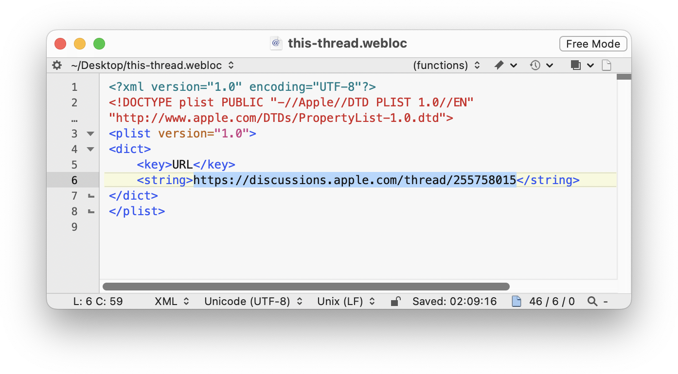 opening an embroidery file with .webloc e… - Apple Community
