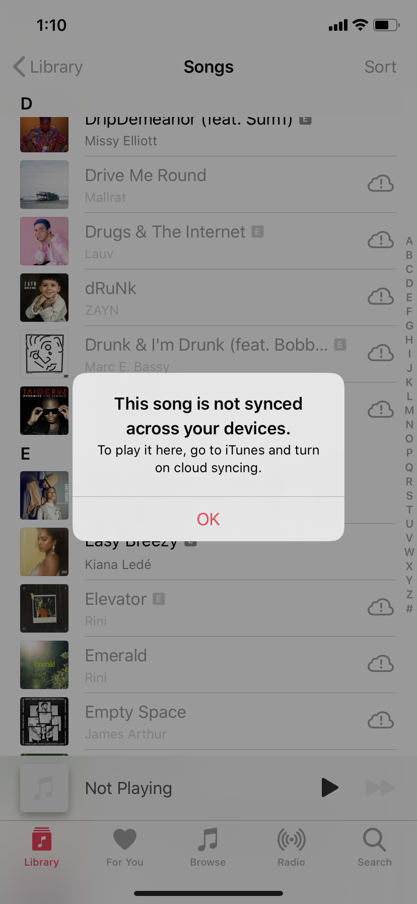 Unable to play music on iPhone after re-s… - Apple Community