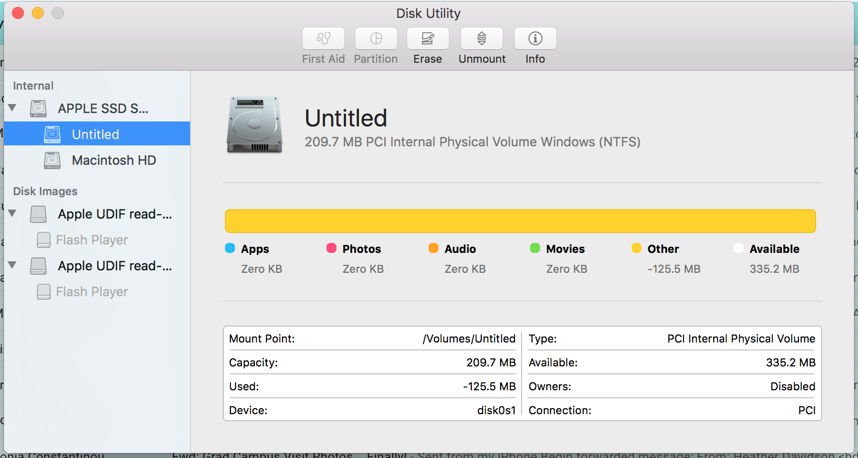Missing Firmware Partition - Updating to … - Apple Community