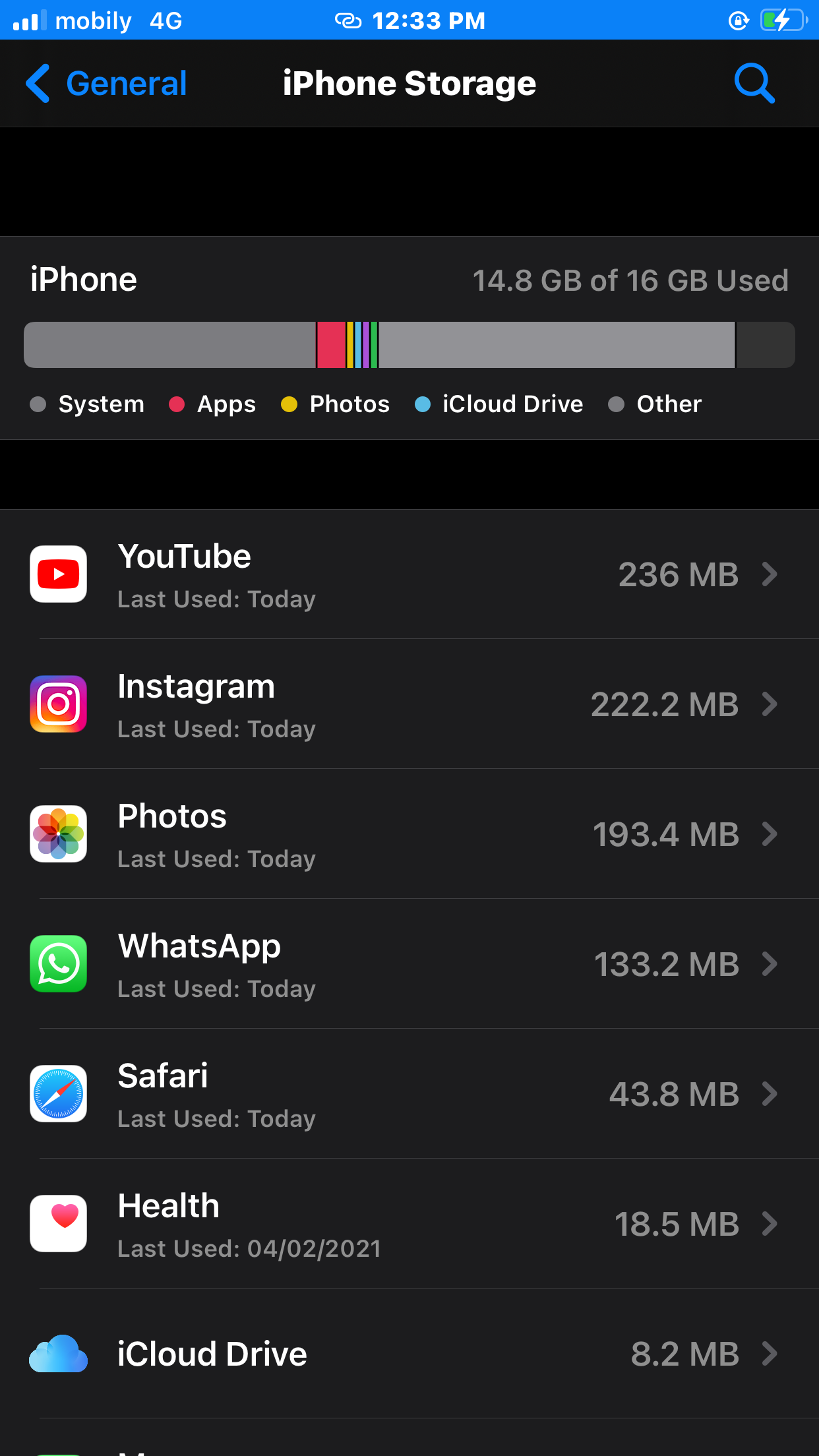 iPhone storage - Apple Community