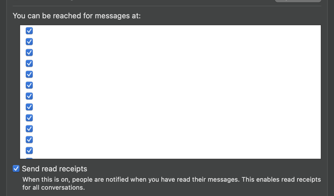 iMessage on Mac: When Dark mode is on una… - Apple Community