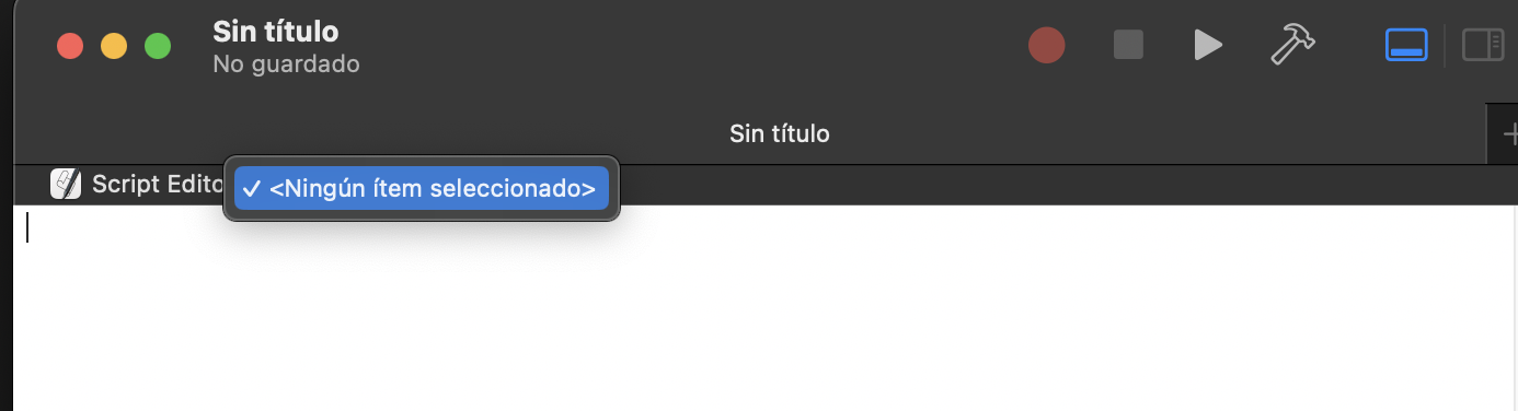 unable to use Script Editor - Apple Community