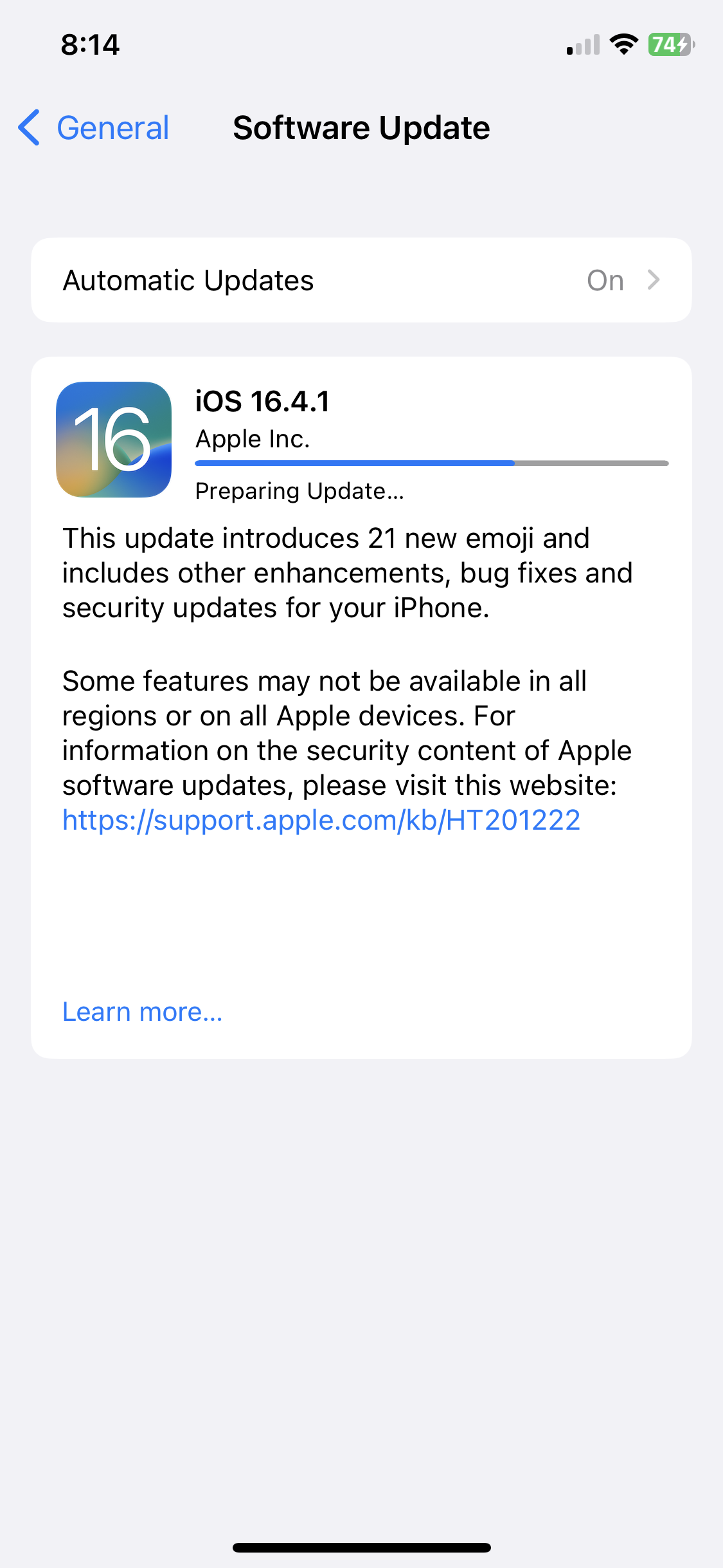 About iOS update - Apple Community
