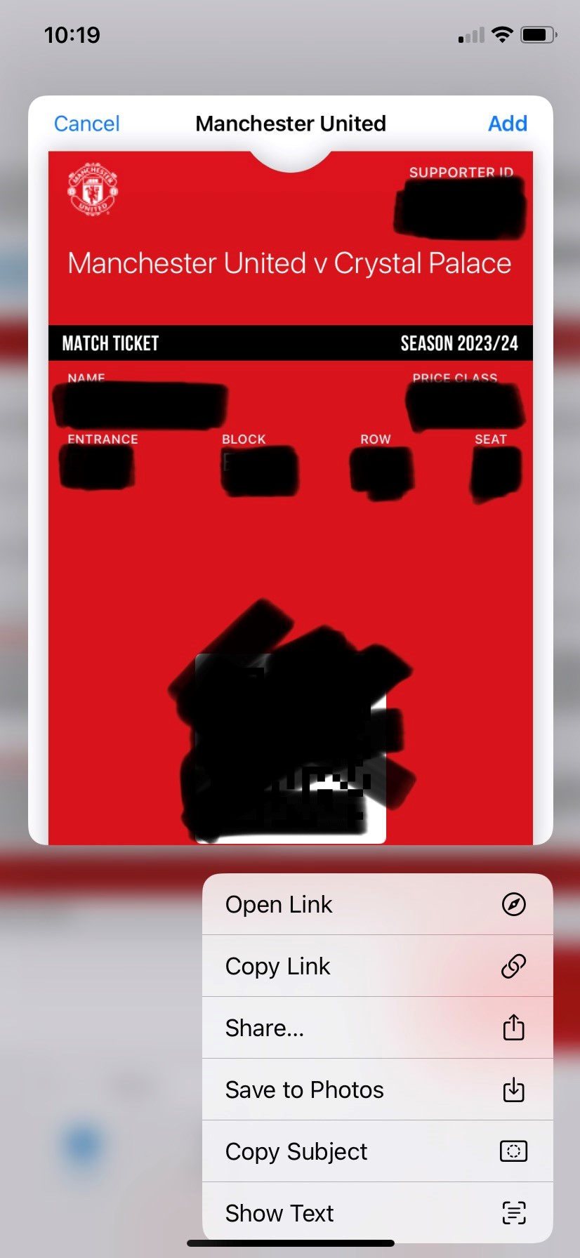 Unable to add Apple Wallet Pass at this t… - Apple Community