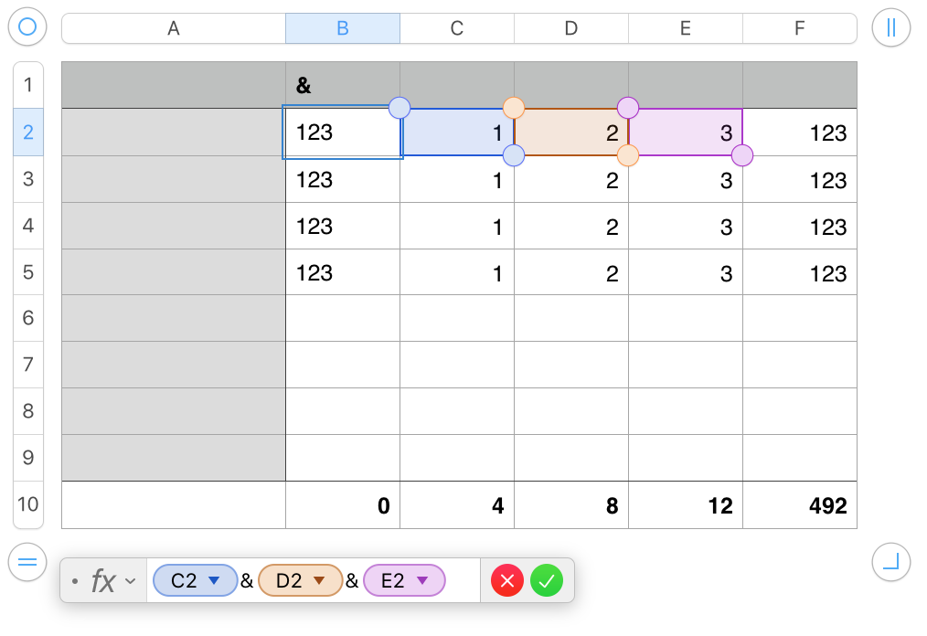 How to sum cells containing a formula - Apple Community