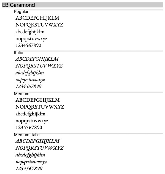 List of Fonts Supplied by Monterey Instal… - Apple Community
