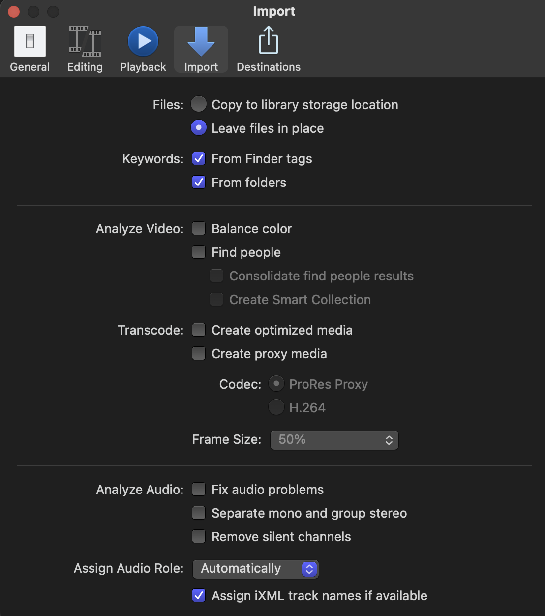 Final Cut Pro will not import media - hap… - Apple Community
