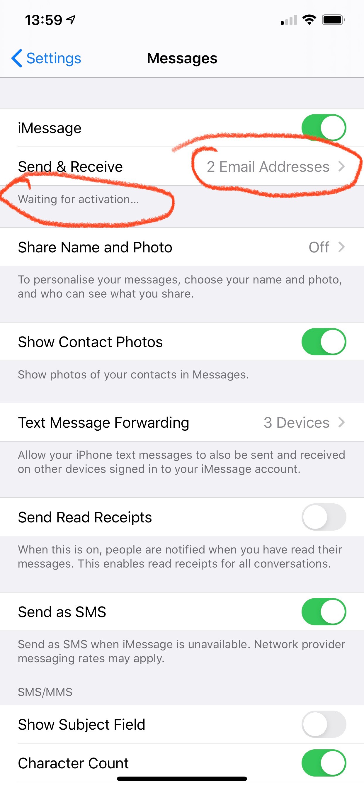 iMessage and Facetime stuck in activating… - Apple Community