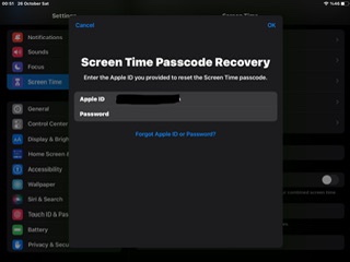 I can’t change my screen time password - Apple Community