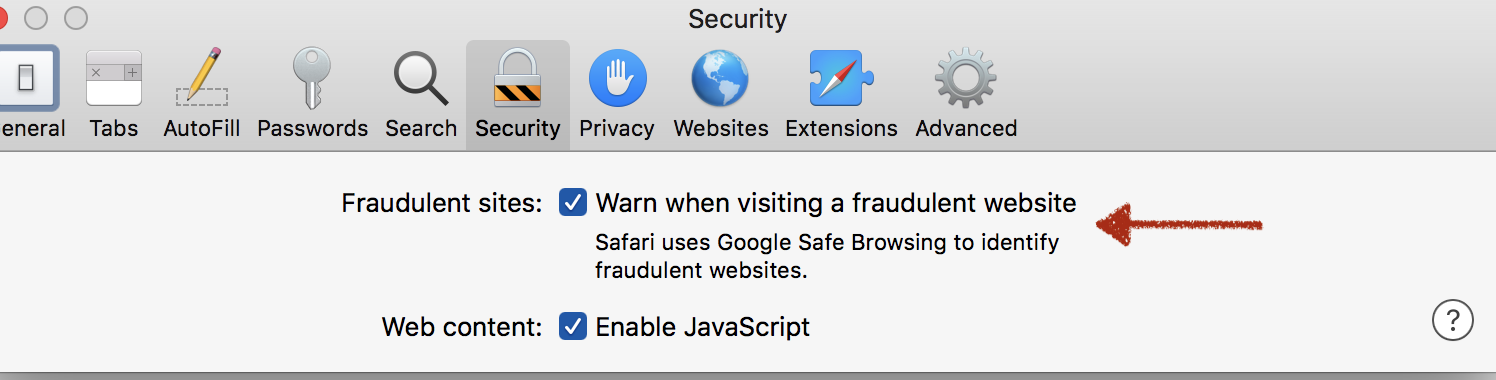 Safari Fraudulent Website Warning Not Wor… - Apple Community