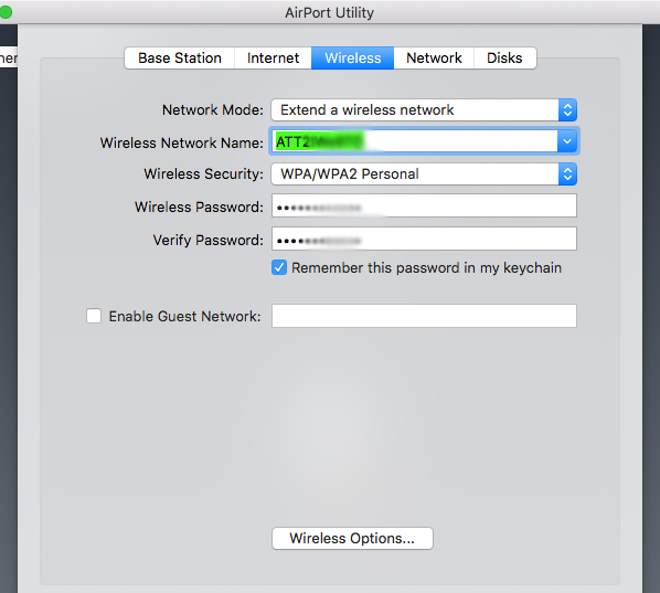 How to Extend Network ATT Airport Extreme - Apple Community