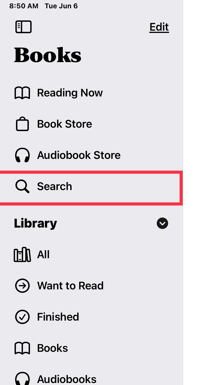 Unable to search books on my iPad in the … - Apple Community