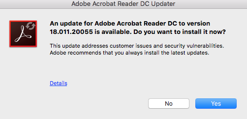 Why is Adobe Acrobat Updater in my dock? - Apple Community