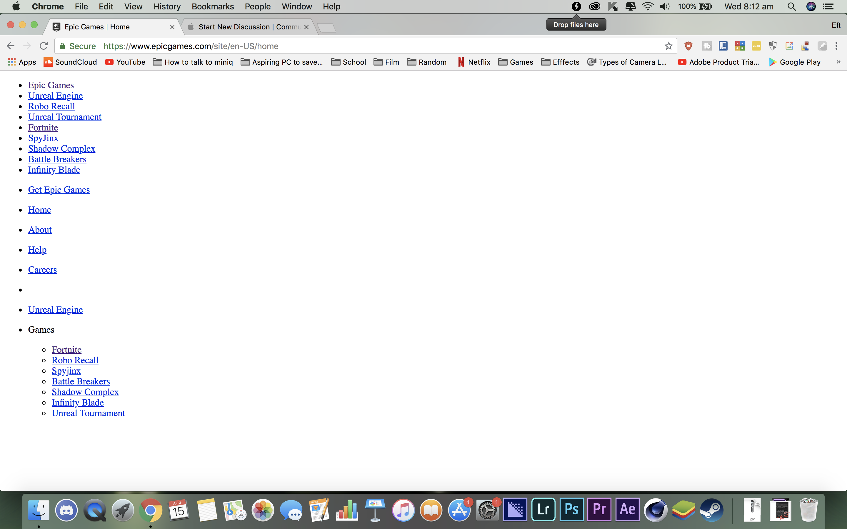 Certain websites only showing up in HTML. - Apple Community