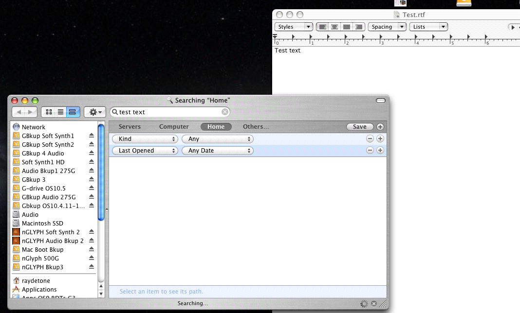 OSX Finder Search stops working - Apple Community