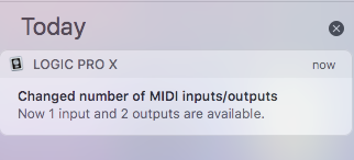 Logic not recognising MIDI keyboard input… - Apple Community