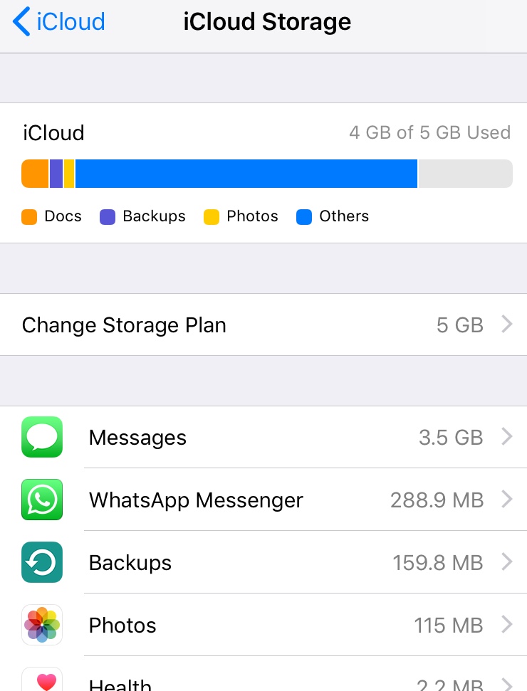 Messages storage on iCloud - Apple Community