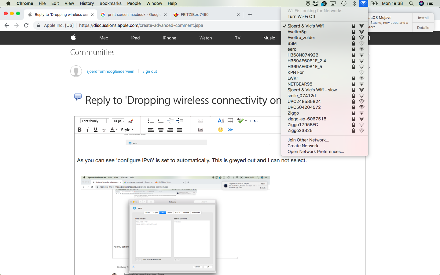 Dropping wireless connectivity on Airport… - Apple Community