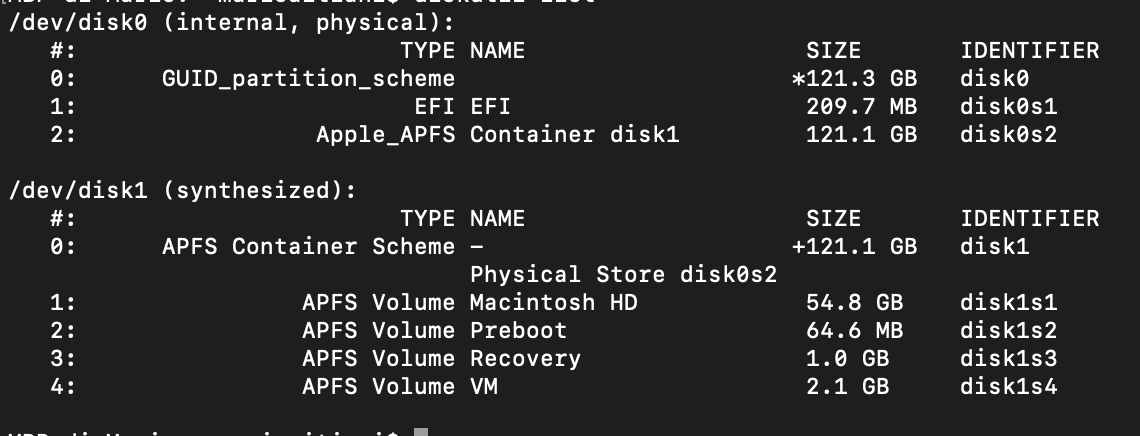 APFS Container Resize: error 49187 - Apple Community