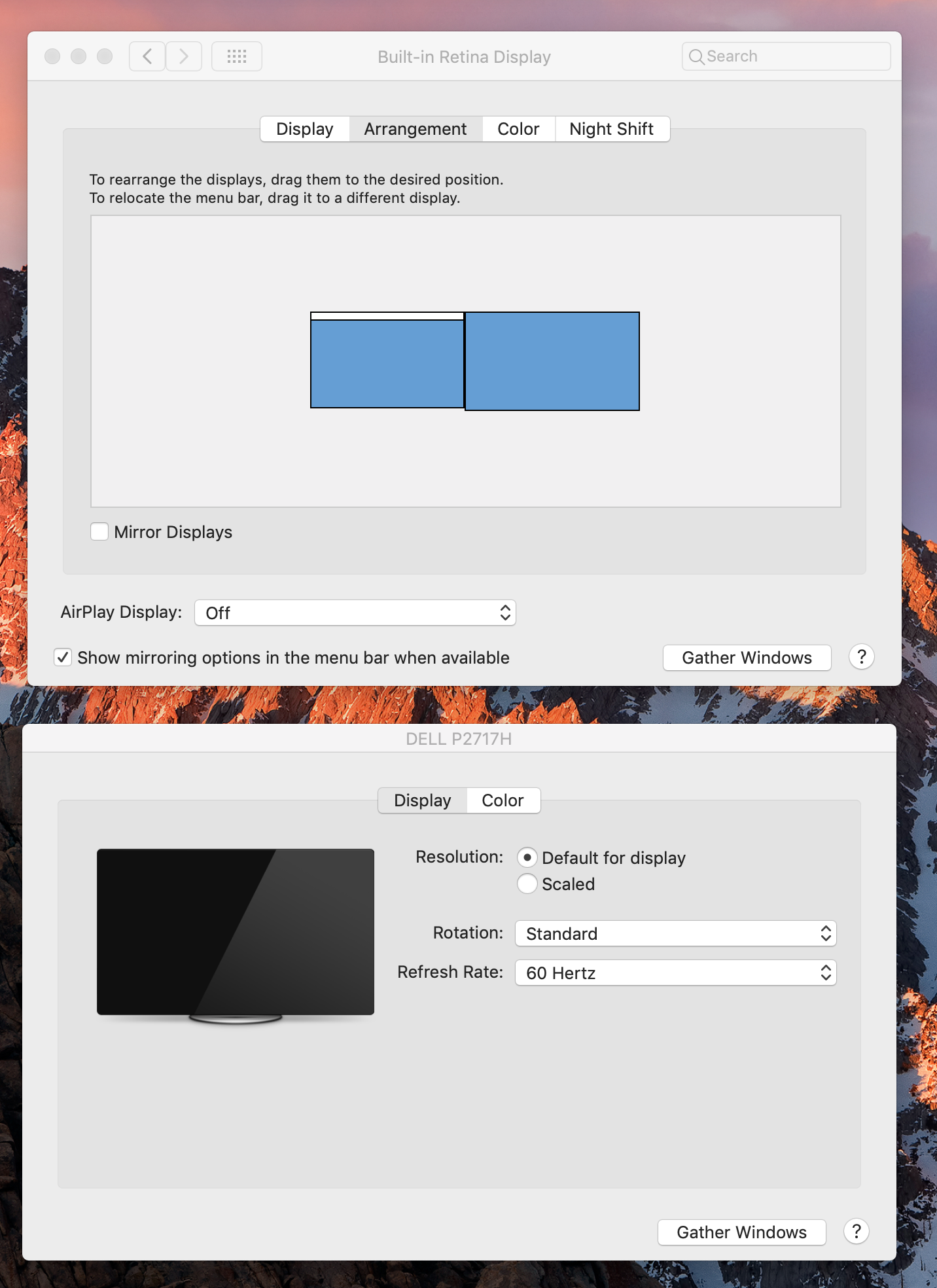 Mojave - external display mirror and exte… - Apple Community