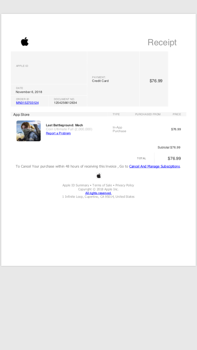 I got an email enclosing an invoice for $… - Apple Community