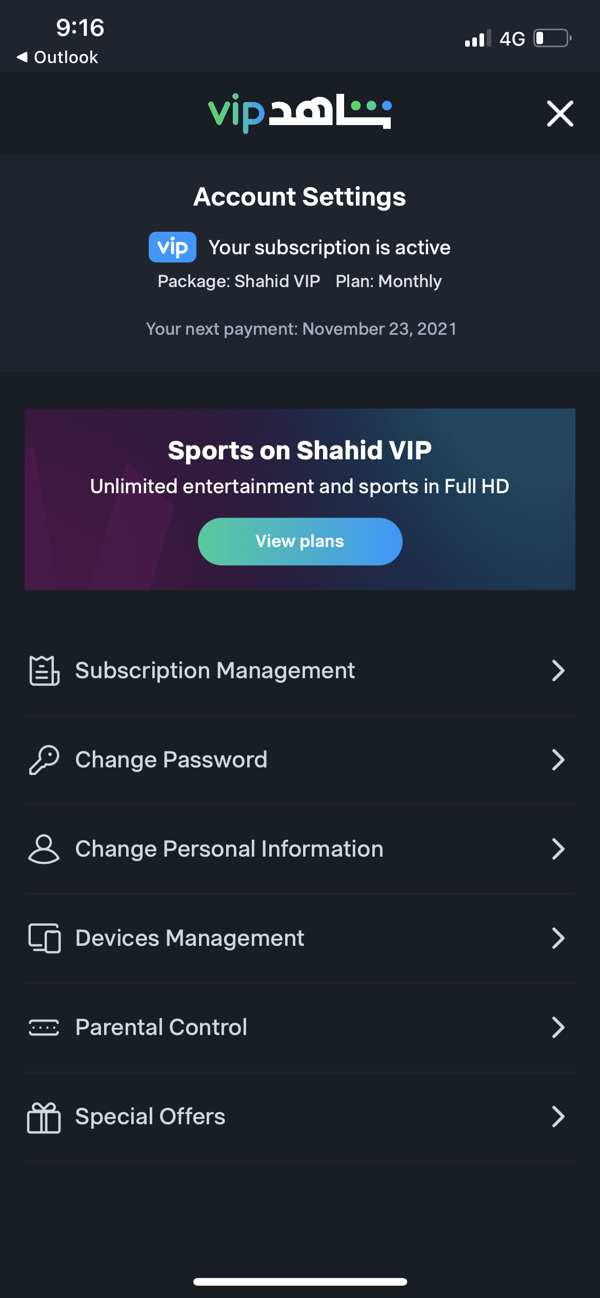 I tried to subscribe with shahid vip app … - Apple Community