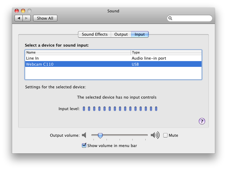 Noise on the mic input of my Logitech web… - Apple Community