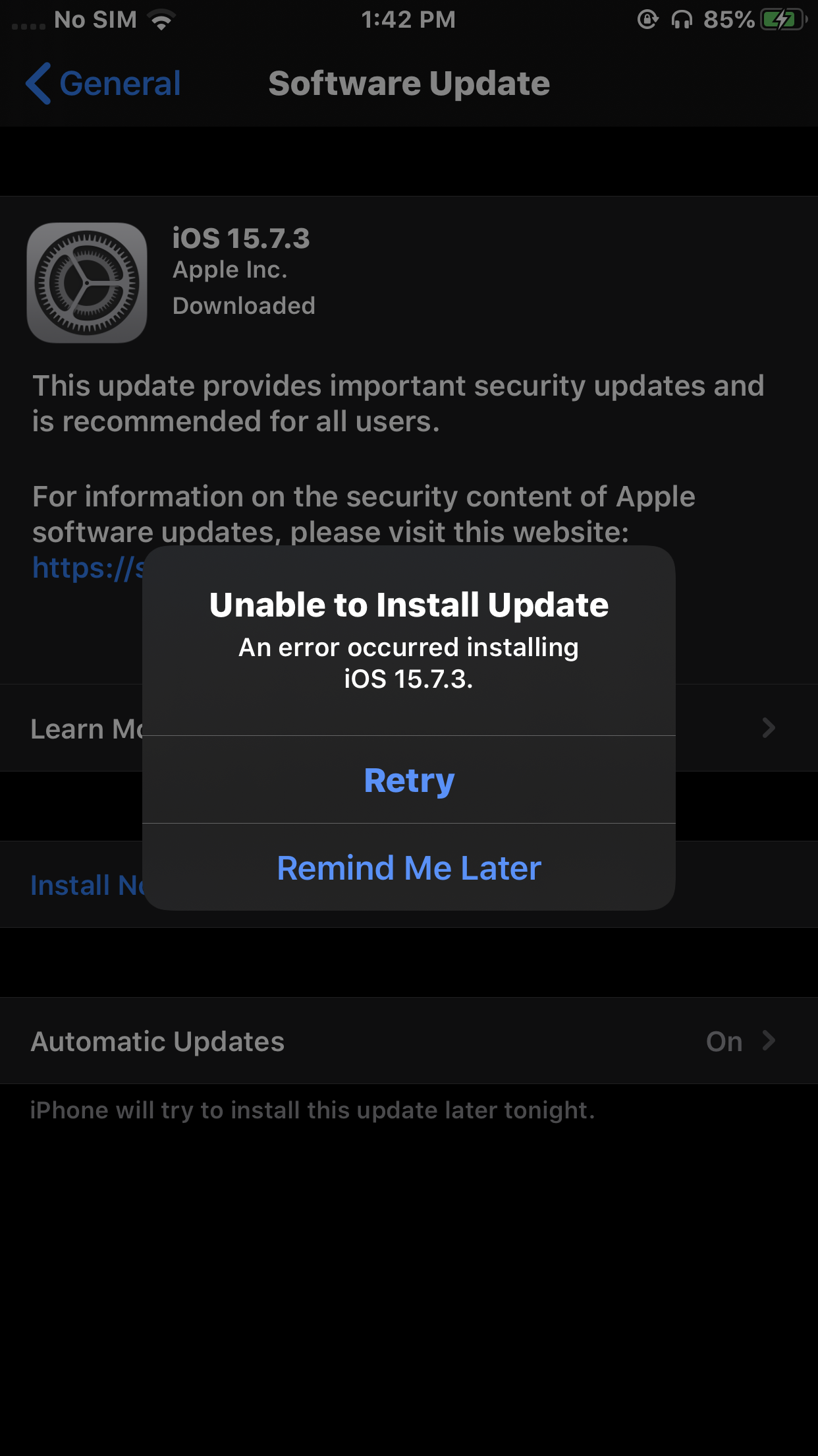 I can update my iOS - Apple Community