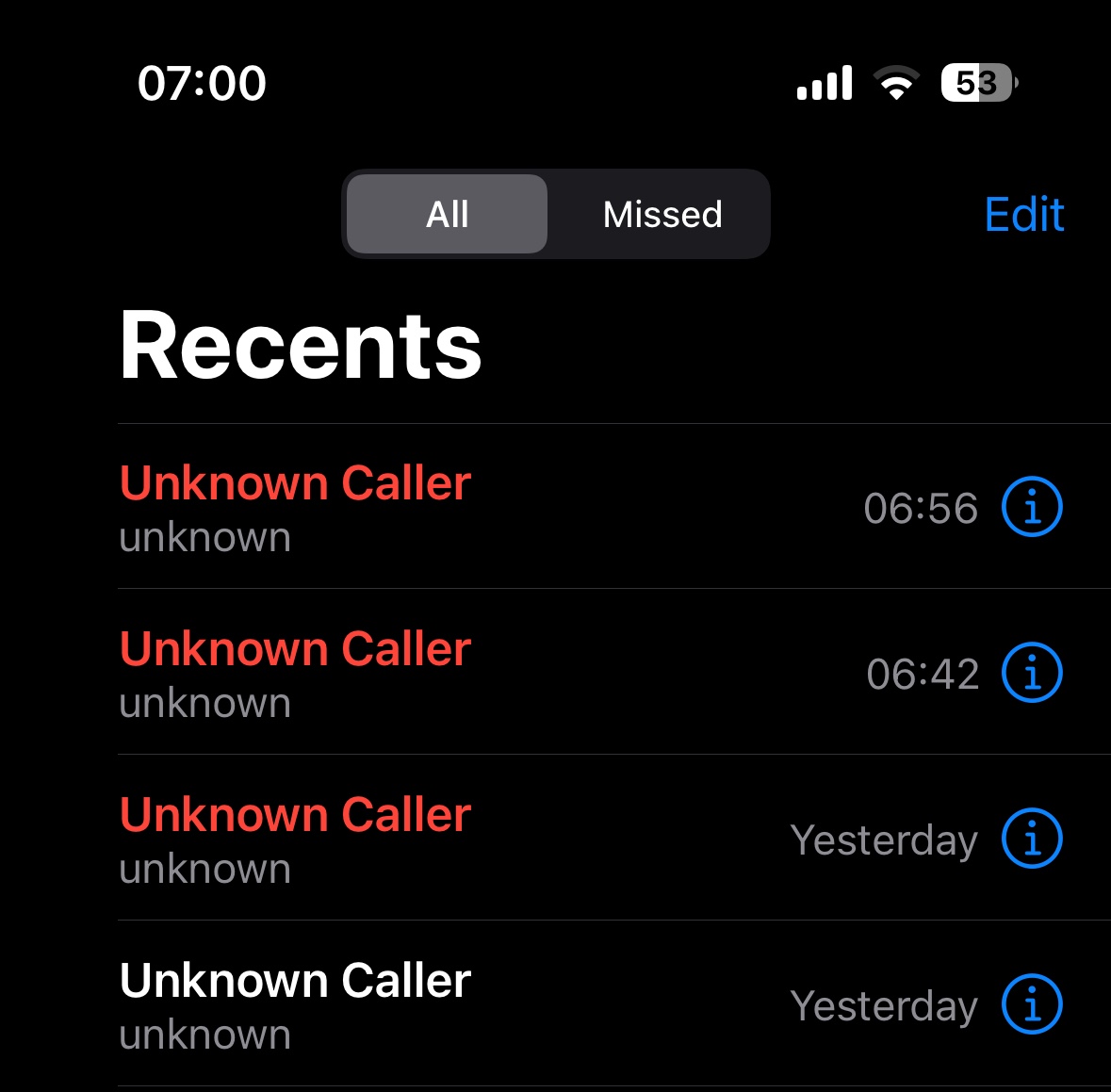 UNKNOWN INCOMING CALLS - Apple Community