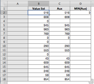 minimum in range greater than zero - Apple Community