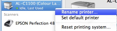 Change Printer Name - Apple Community