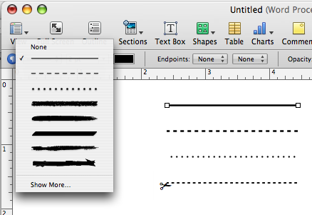 How to insert a cut here line? - Apple Community