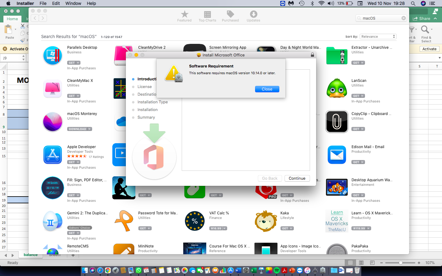 I can't Open the New Office because the s… - Apple Community