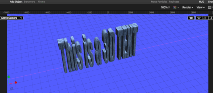 How to apply 2d text behaviors to 3d text - Apple Community