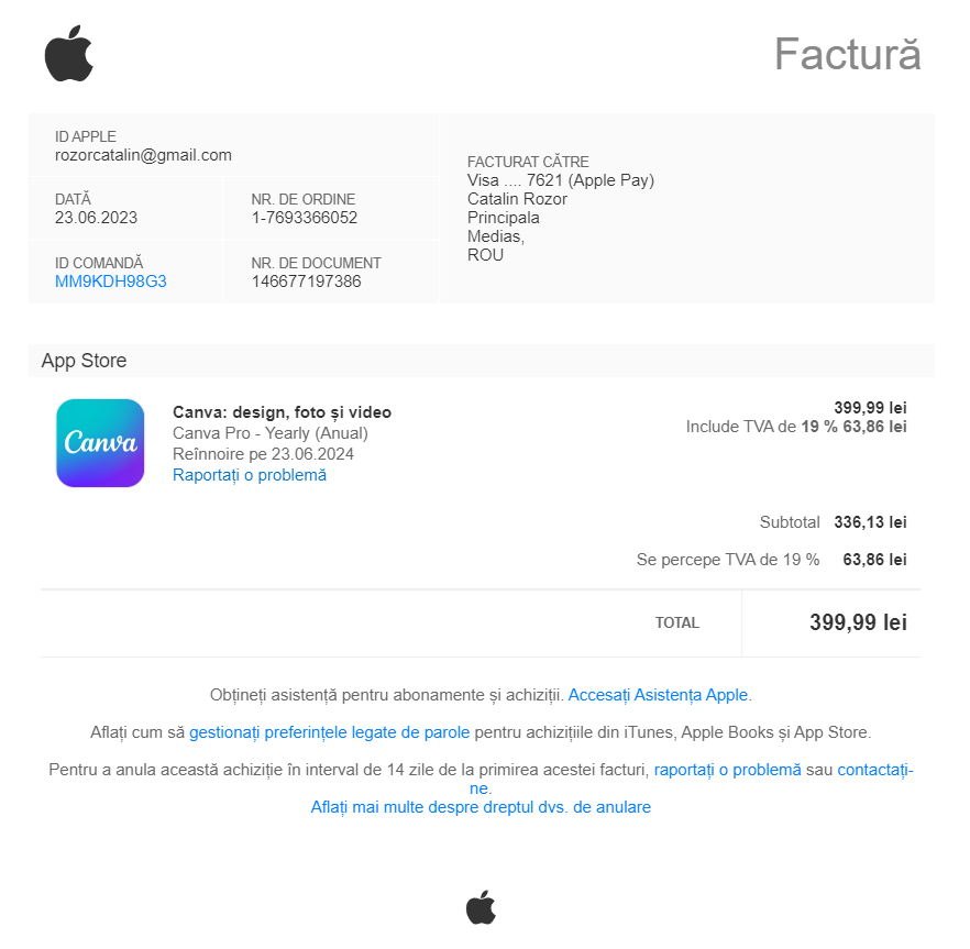 Hello, I have a transaction made through … - Apple Community