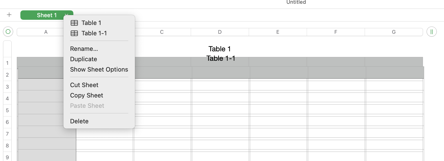 Table 1 vs Table 1.1 - Apple Community