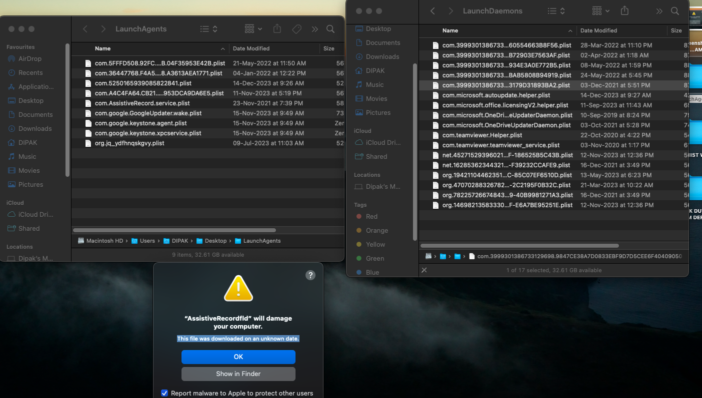 WILL DAMAGE YOUR COMPUTER POP-UP - Apple Community