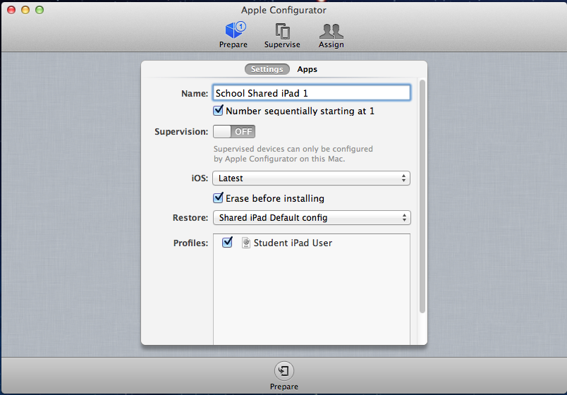 Apple Configurator - can't restore to Sup… - Apple Community