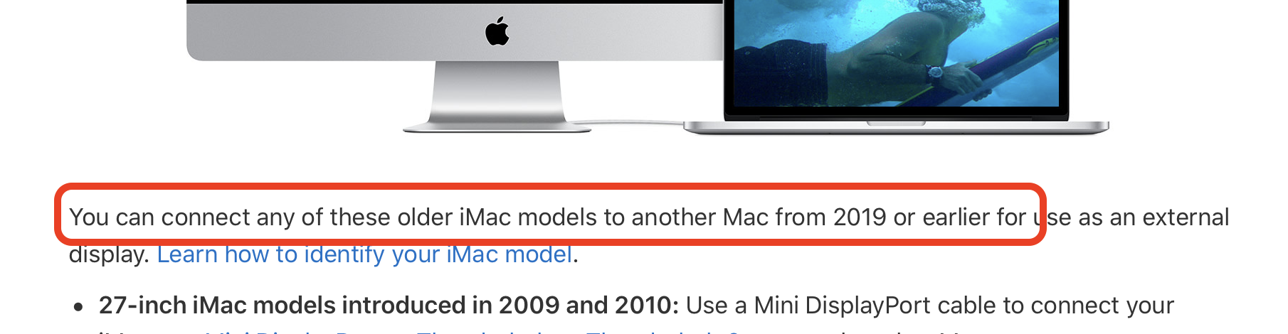 Will there be Display Target Mode working… - Apple Community