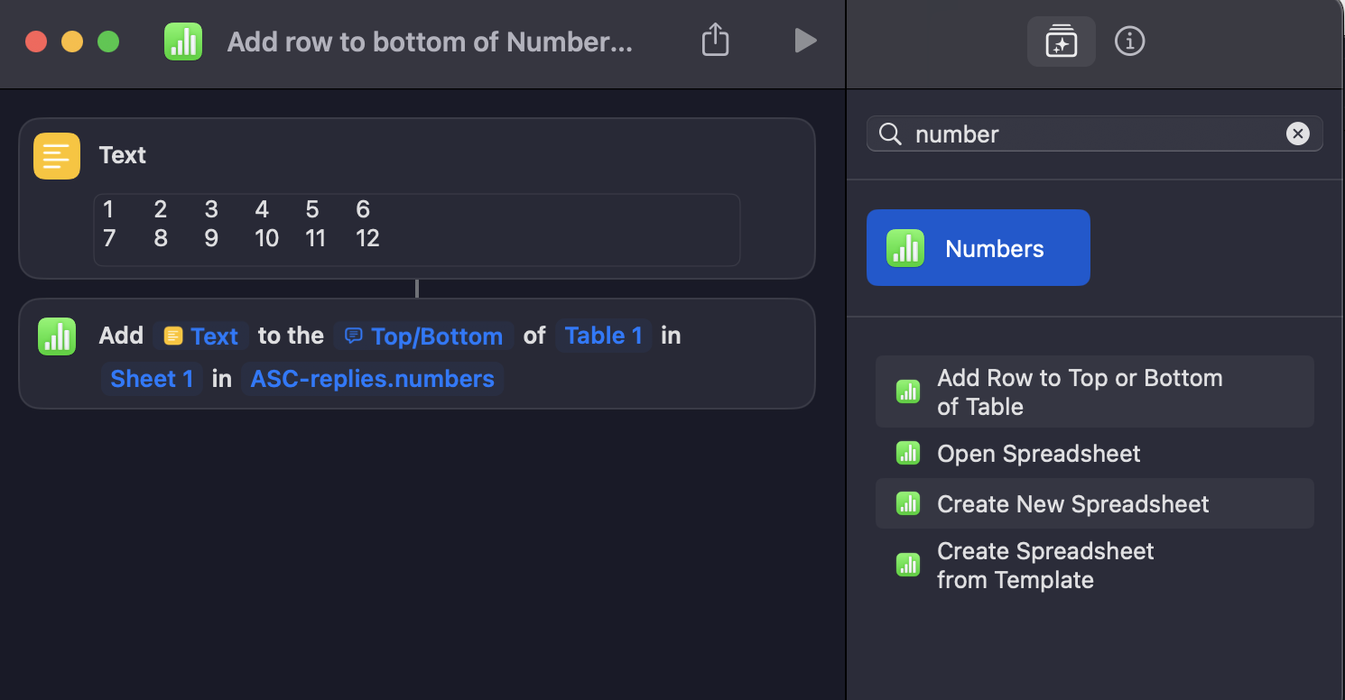 Numbers keyboard shortcut: Add a row at t… - Apple Community
