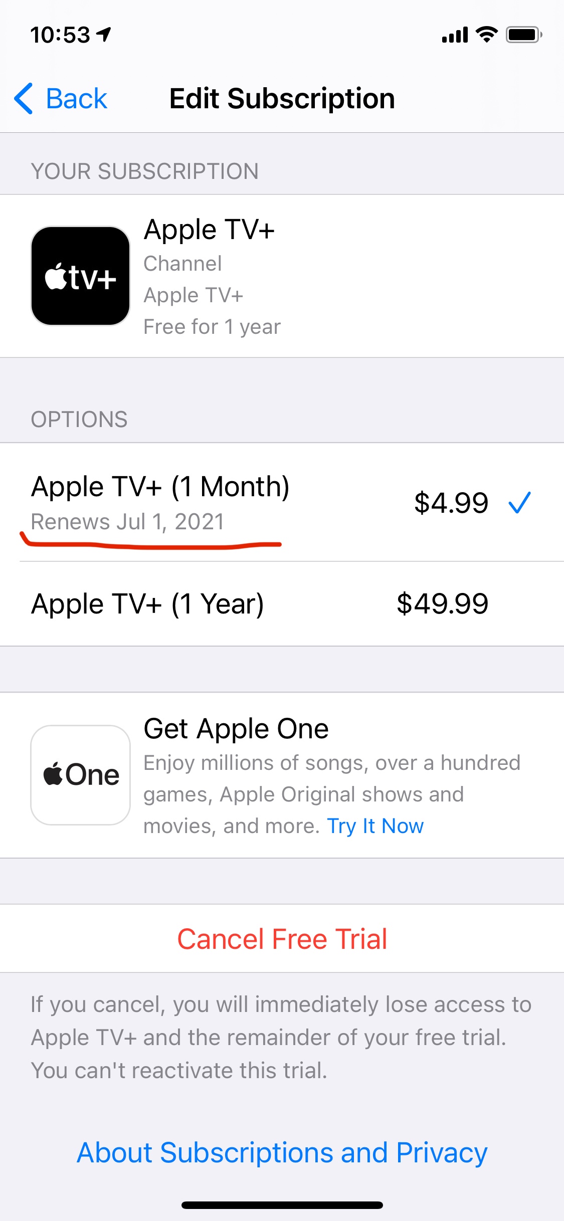 How do I know that my monthly subscriptio… - Apple Community