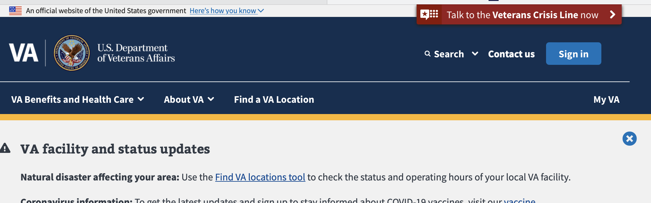 can't open VA.gov web site? - Apple Community