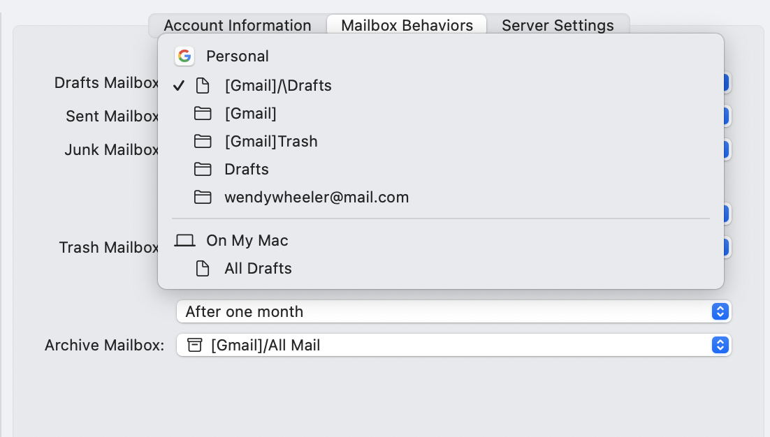 Mac Mail drafts not working properly with… - Apple Community